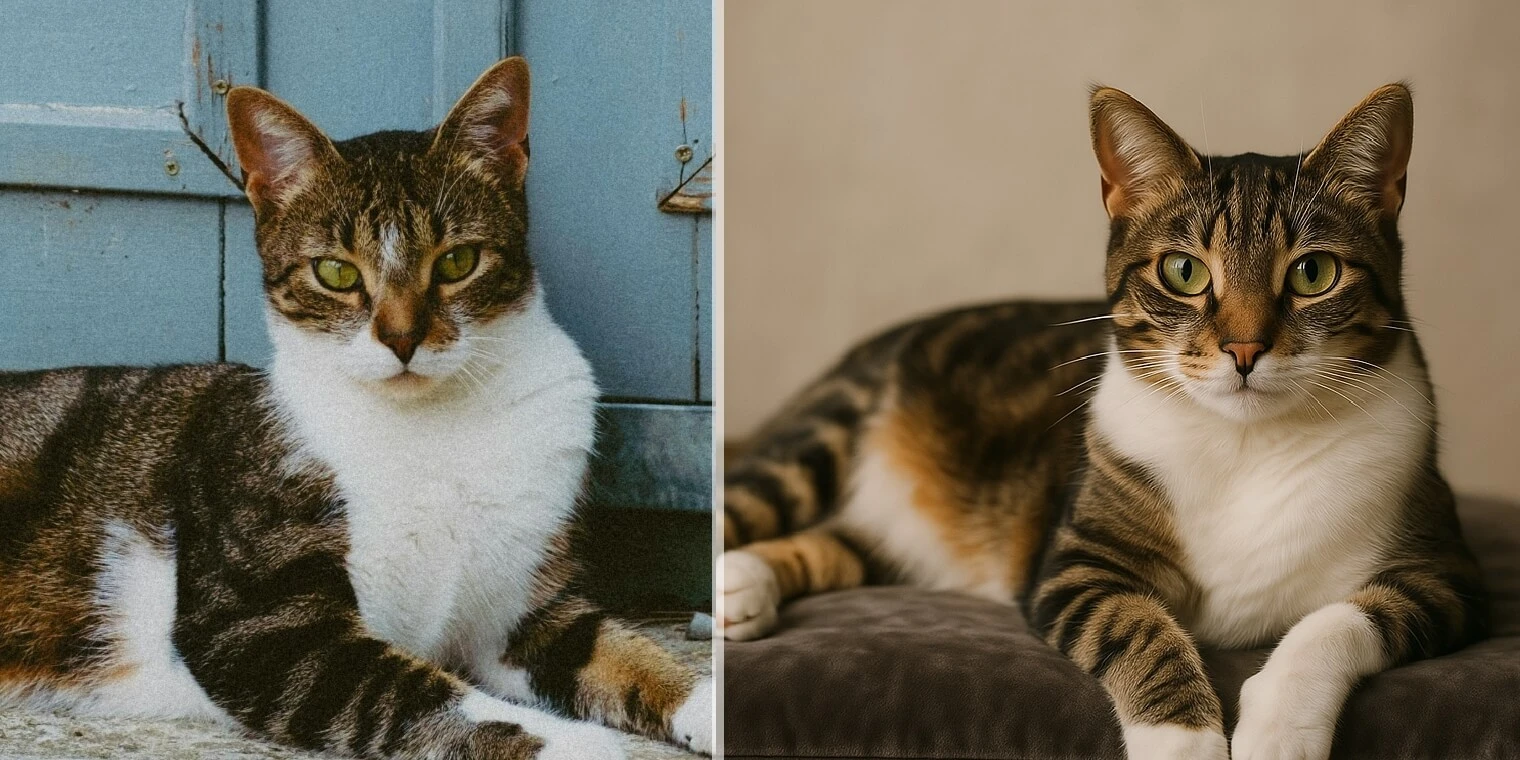 AI Pet Portraits and Unique Pet Photos of your cat or dog - Xole AI